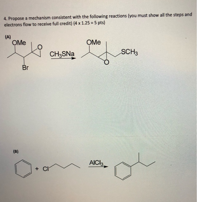 Solved 4. Propose a mechanism consistent with the following | Chegg.com