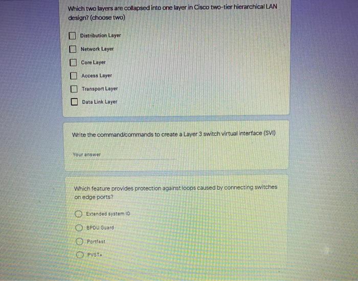 Solved Which two layers are collapsed into one layer in | Chegg.com