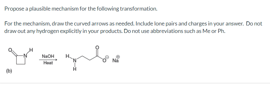 Solved Propose a plausible mechanism for the following | Chegg.com