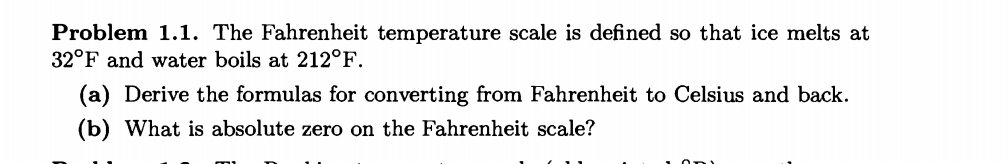 Solved The Fahrenheit temperature scale is defined so that | Chegg.com