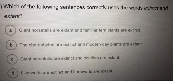 Solved ) Which of the following sentences correctly uses the | Chegg.com