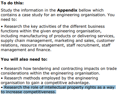 Solved To do this:Study the information in the Appendix | Chegg.com