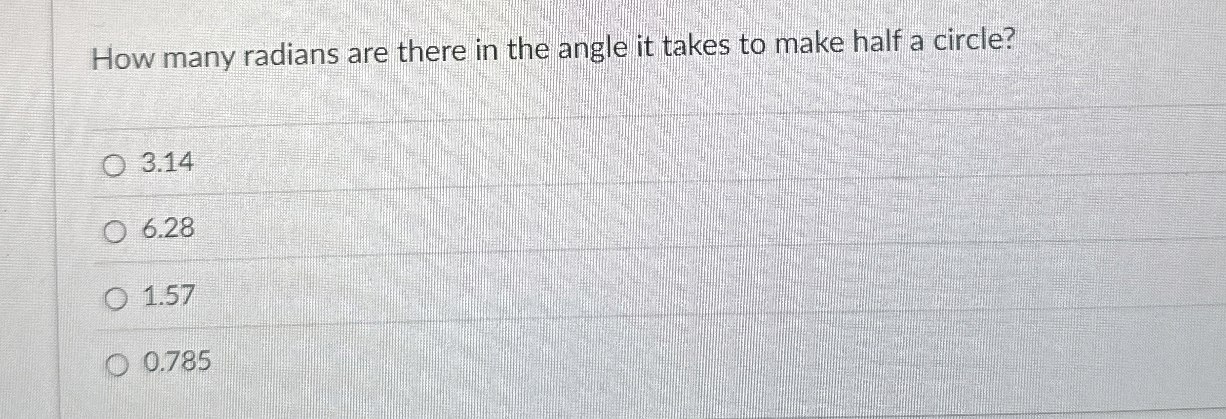 Solved How many radians are there in the angle it takes to | Chegg.com