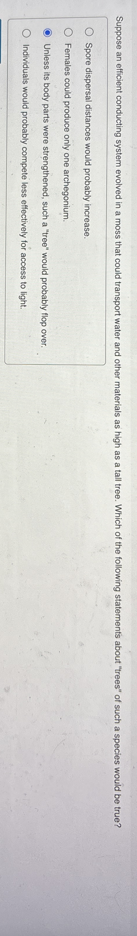 Solved Suppose an efficient conducting system evolved in a | Chegg.com