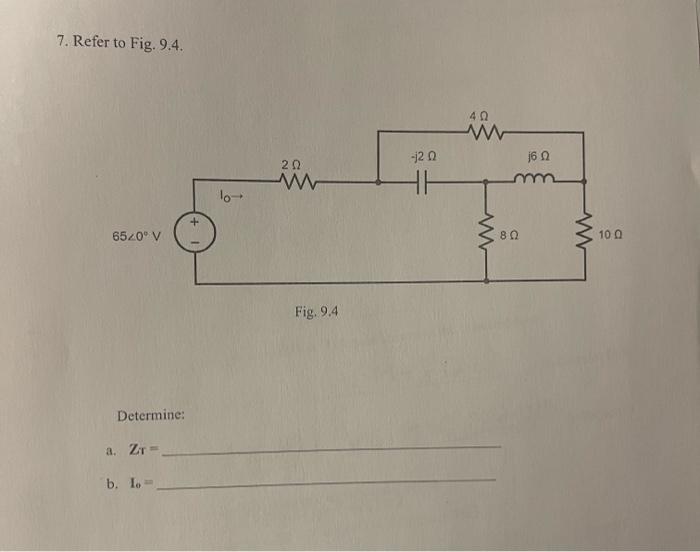 Solved 7. Refer to Fig. 9.4. | Chegg.com