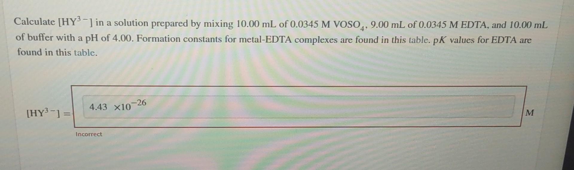 Solved Calculate [HY3−] In A Solution Prepared By Mixing, 46% OFF