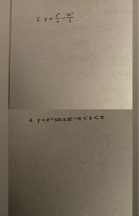 Solved sketch the curve of the following functions. | Chegg.com