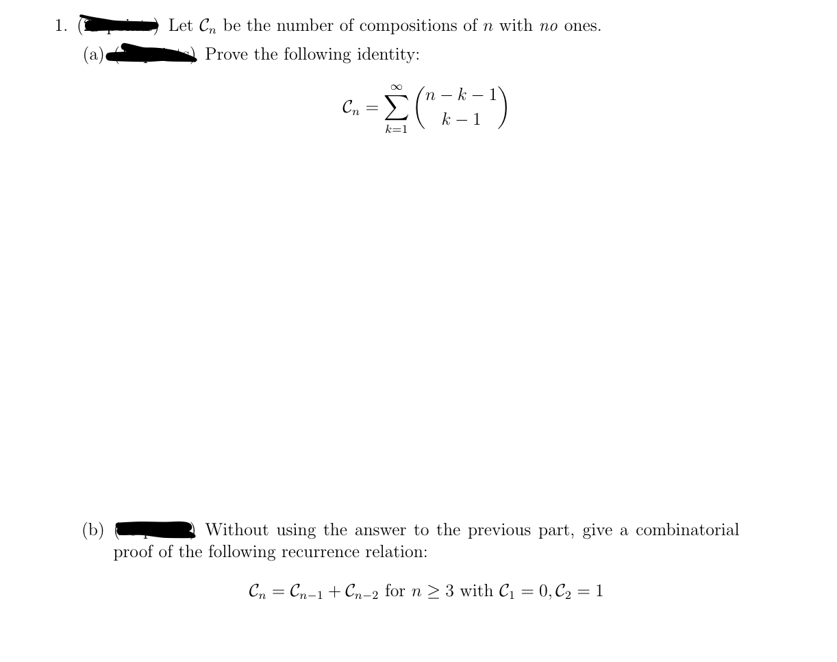 Solved (b)Without using the answer to the previous part, | Chegg.com