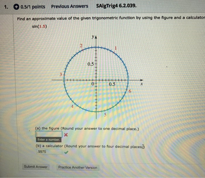 Trigonometry Calculator Points