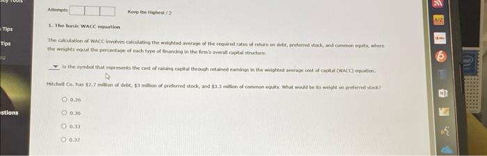 Solved a 70 0,36 0.33 | Chegg.com