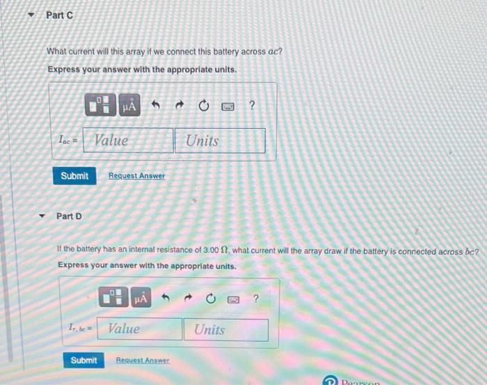 Solved A triangular array of resistors is shown in (Figure | Chegg.com