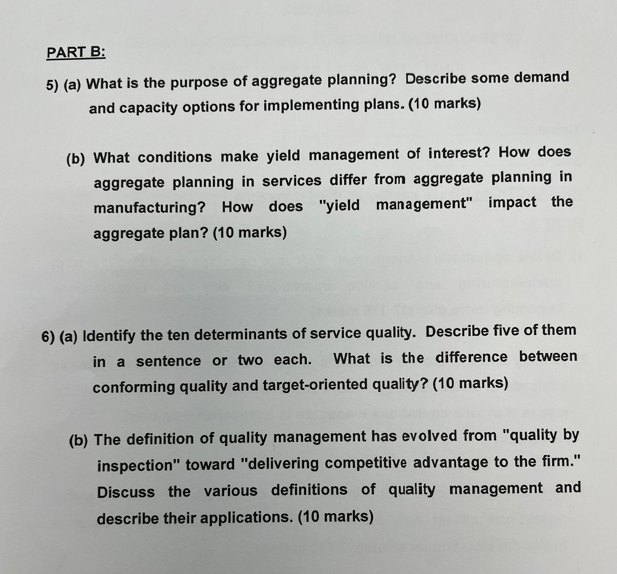Solved PART B:(a) ﻿What is the purpose of aggregate | Chegg.com