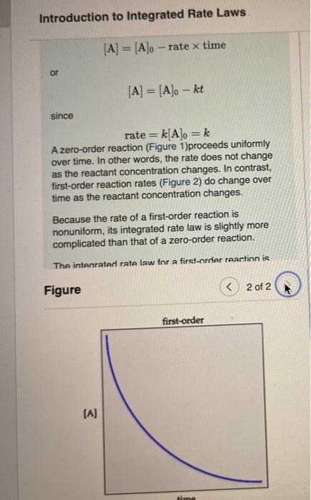 Solved Introduction to Integrated Rate Laws 5 of 15 Review | Chegg.com