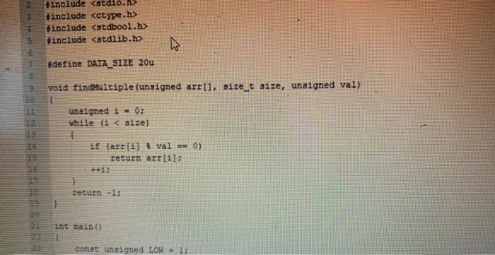 Solved This program asks the user to input 20 integers | Chegg.com