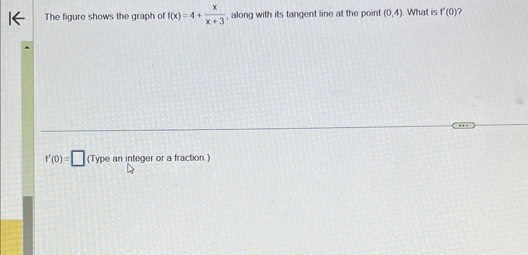 Solved The figure shows the graph of f(x)=4+xx+3, ﻿along | Chegg.com