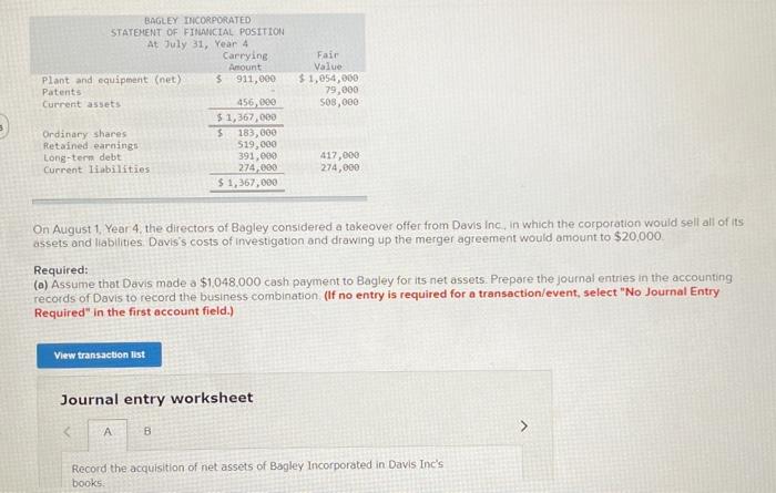 Solved Record the $20,000 cash paid for professional fees | Chegg.com