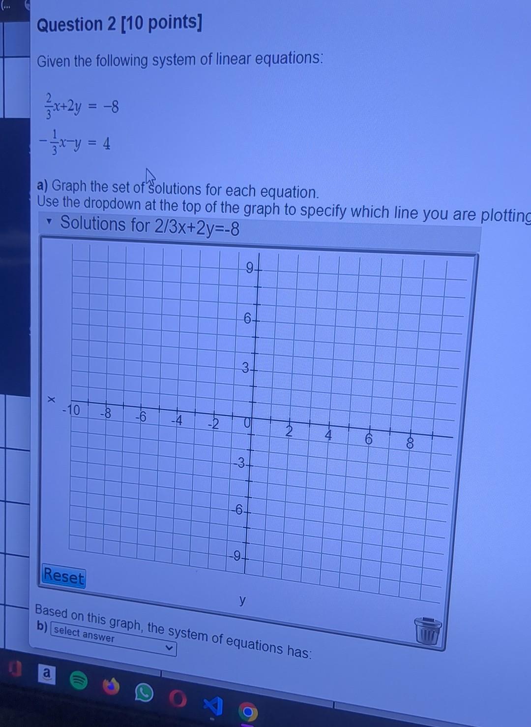 Solved Given the following system of linear equations: | Chegg.com