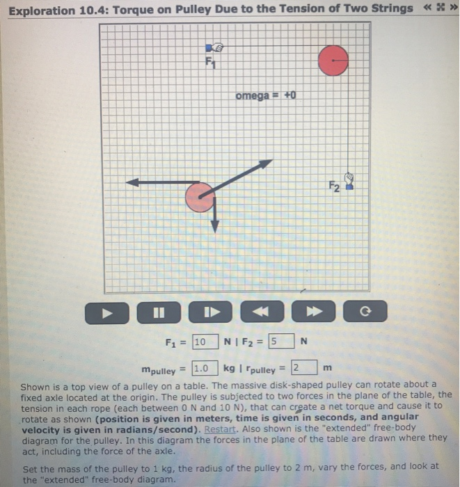 Solved 1. How does the angular acceleration of the pulley | Chegg.com