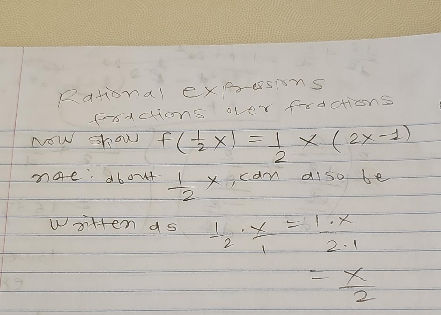Solved Rational exprossions fractions over fractions now | Chegg.com