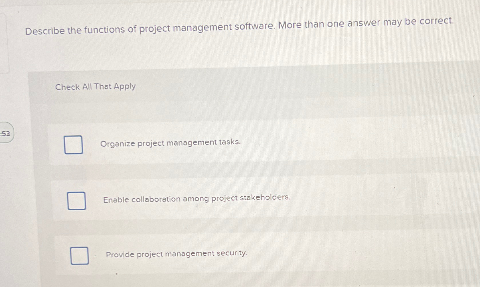 Solved Describe the functions of project management | Chegg.com
