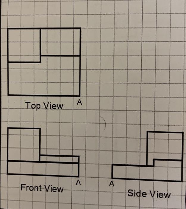 Solved (a) Draw the isometric view of the part shown (based | Chegg.com