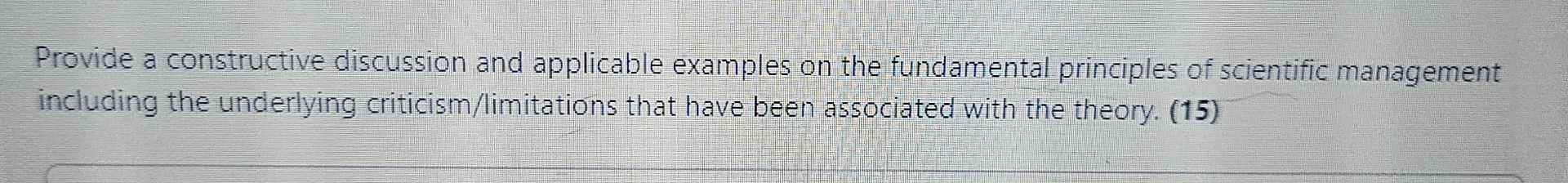 Solved Provide a constructive discussion and applicable | Chegg.com