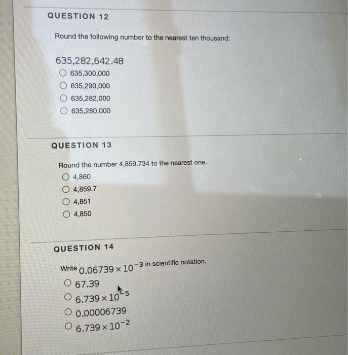 Solved Round the following number to the nearest ten | Chegg.com