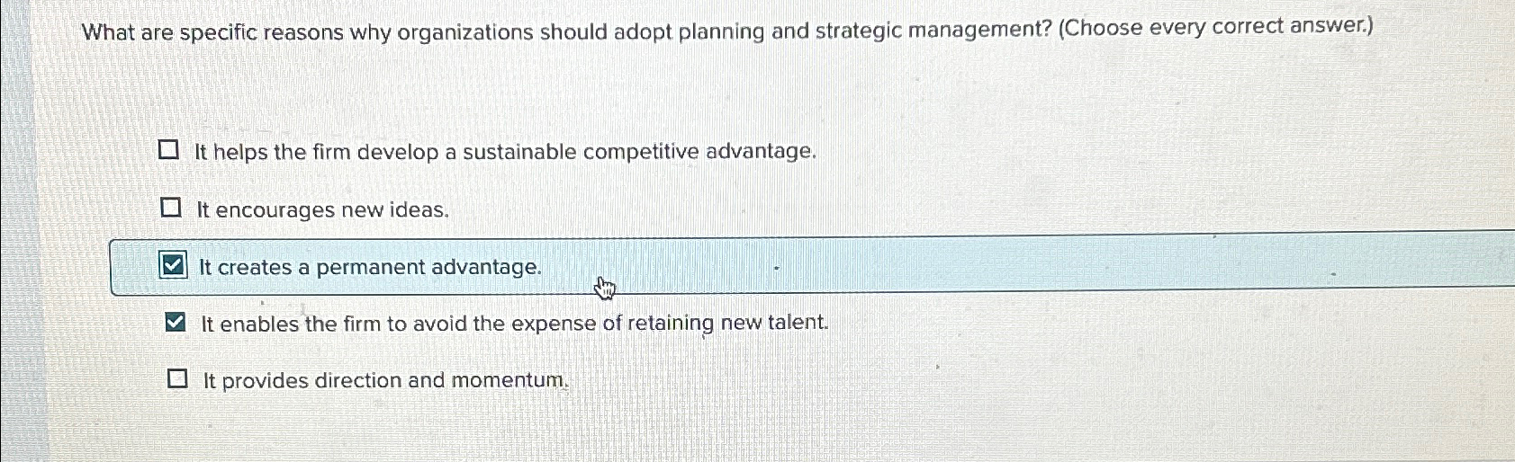 Solved What are specific reasons why organizations should | Chegg.com
