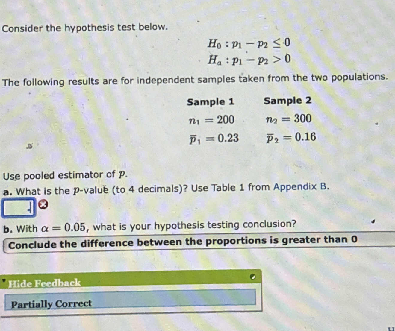 Solved Consider the hypothesis test | Chegg.com