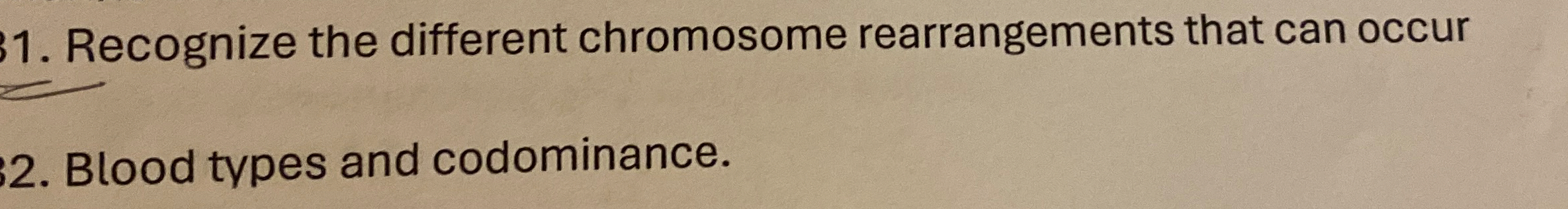 Solved Recognize the different chromosome rearrangements | Chegg.com