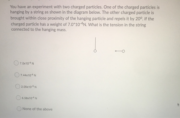 Solved You have an experiment with two charged particles. | Chegg.com