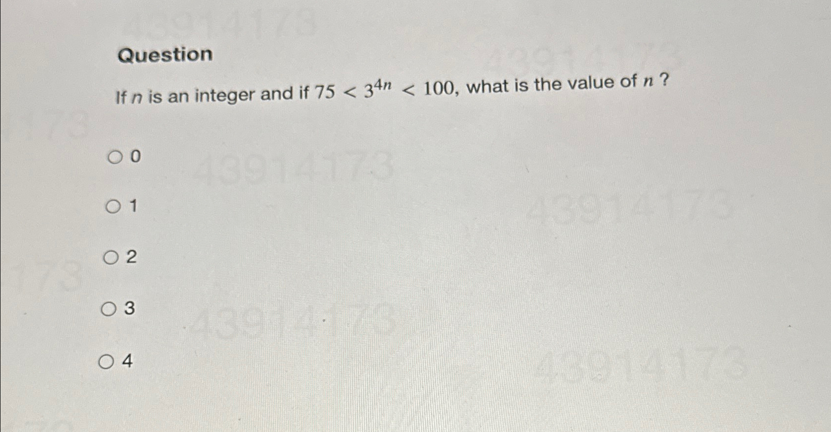 Solved QuestionIf n ﻿is an integer and if 75
