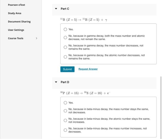 Solved Are the following decays possible? If not, why not? | Chegg.com