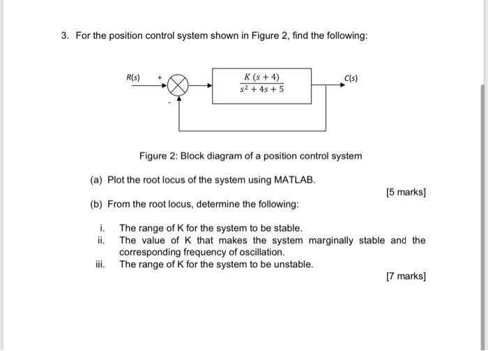 Solved 1. Using MATLAB's LTI Viewer, obtain the settling | Chegg.com
