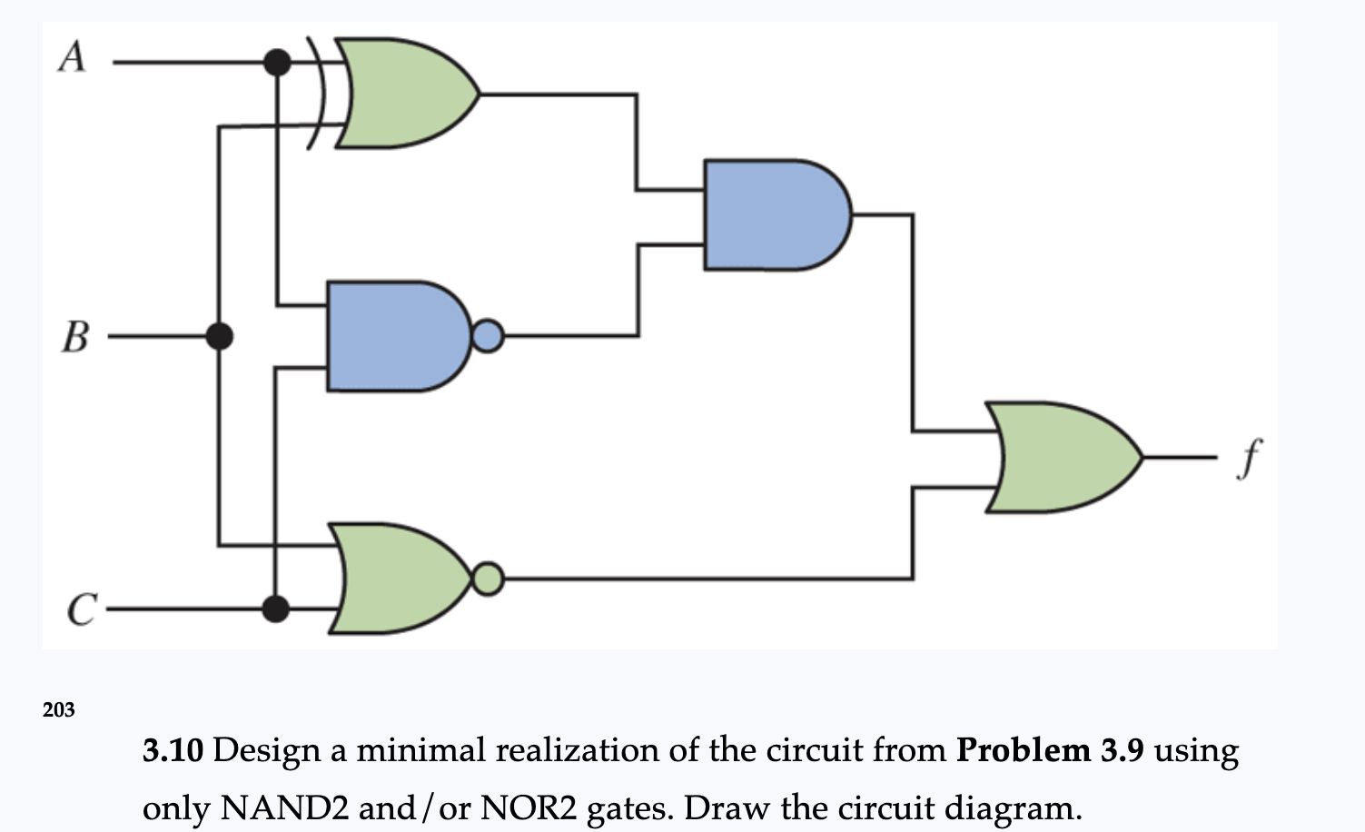 Solved 2033 10 design A Minimal Realization Of The Circuit