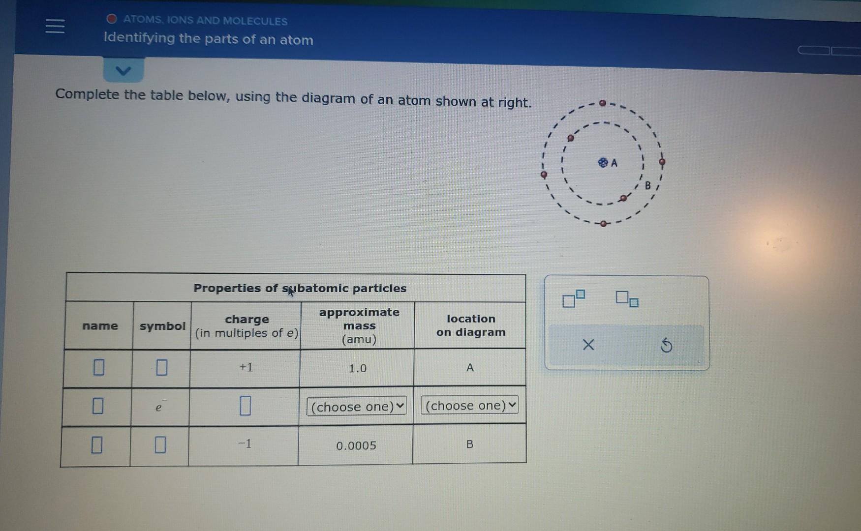 Solved Complete the table below, using the diagram of an | Chegg.com