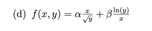 Solved Calculate all first, second, and cross derivatives | Chegg.com