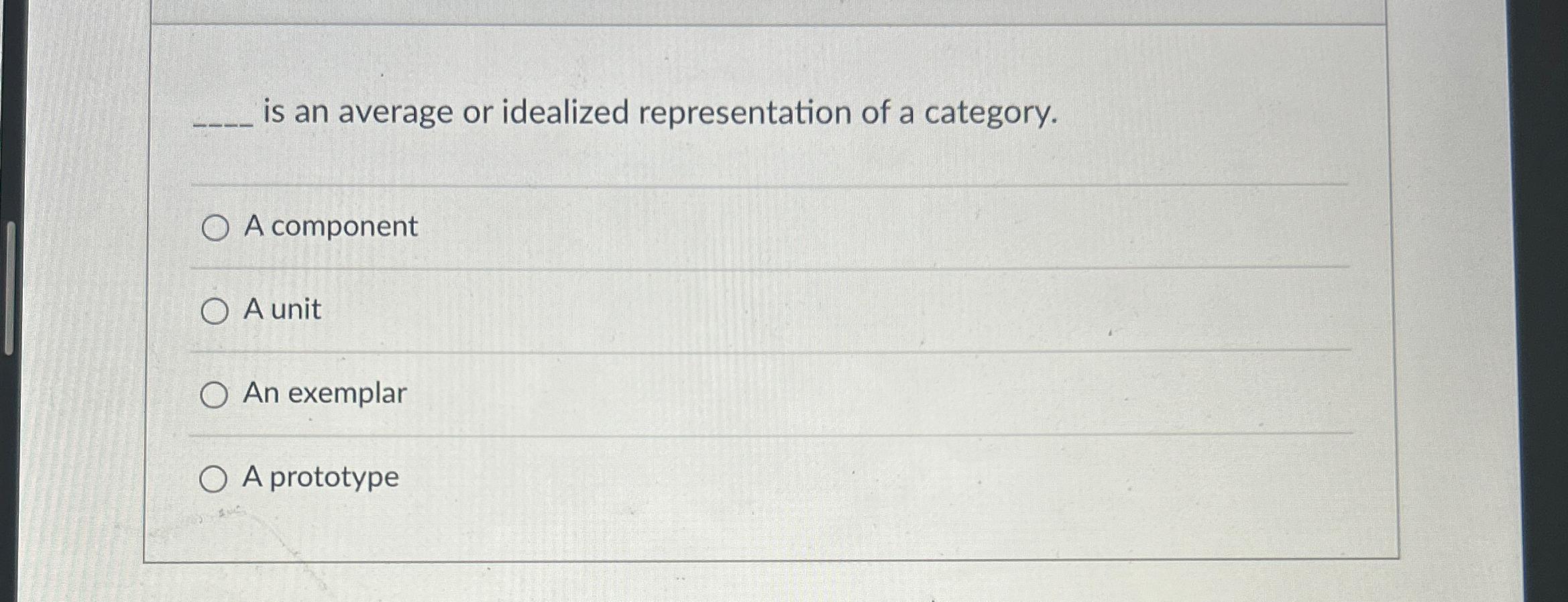 Solved is an average or idealized representation of a | Chegg.com