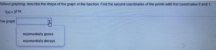 Solved Without graphing, describe the shape of the graph of | Chegg.com