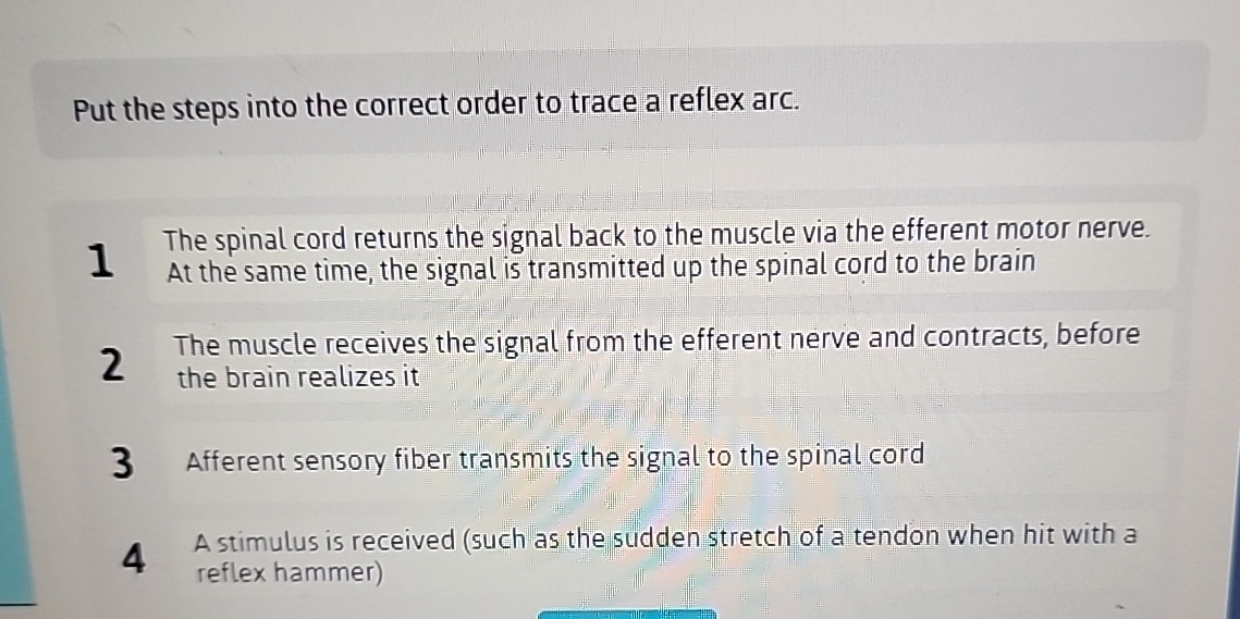 Put the steps into the correct order to trace a | Chegg.com