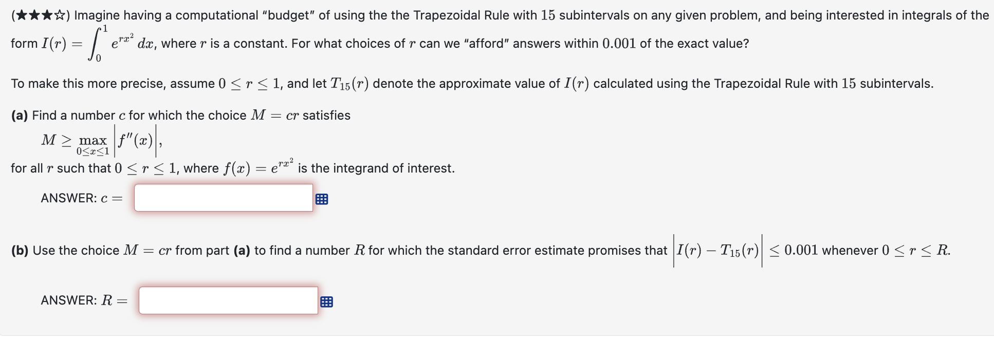 Solved Imagine having a computational "budget" of using the | Chegg.com