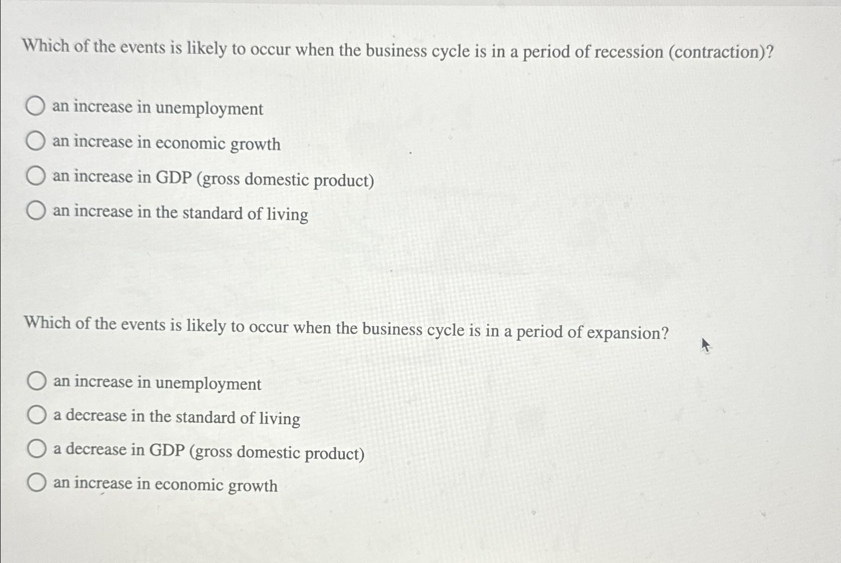 Solved Which of the events is likely to occur when the | Chegg.com