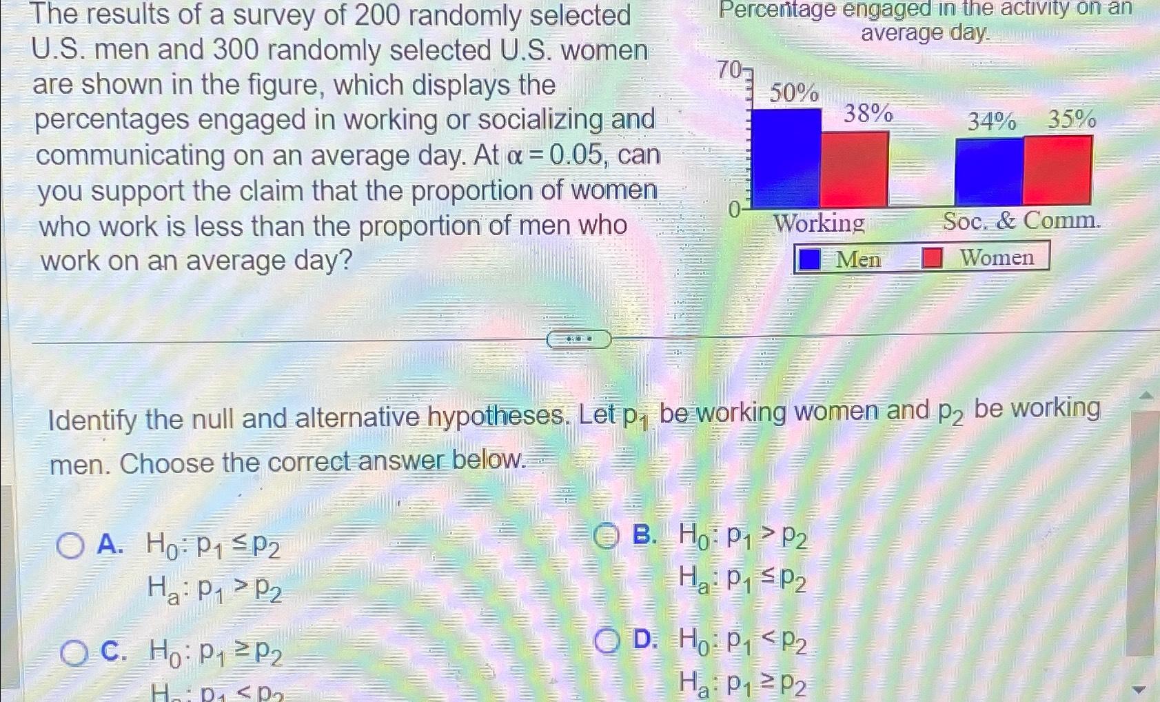 Solved The results of a survey of 200 ﻿randomly selected | Chegg.com