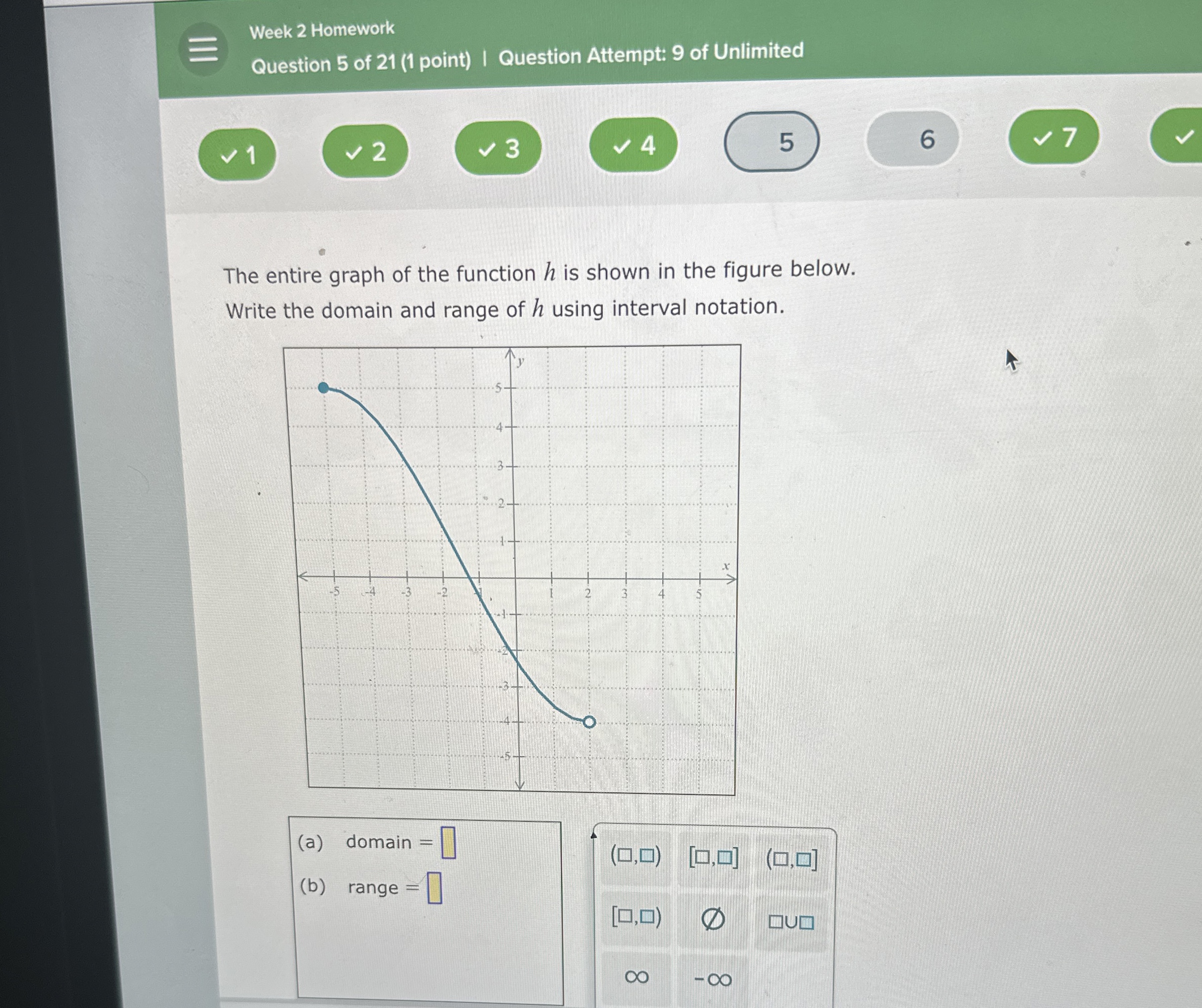 Solved Week 2 ﻿HomeworkQuestion 5 ﻿of 21 (1 ﻿point) ﻿I | Chegg.com