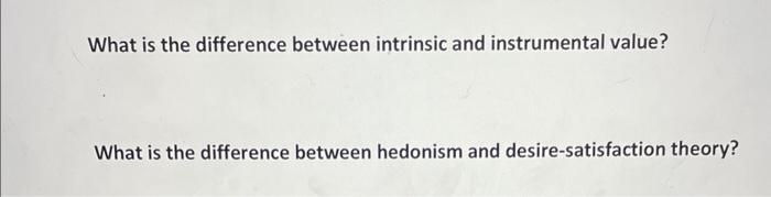 What is the difference between intrinsic and | Chegg.com