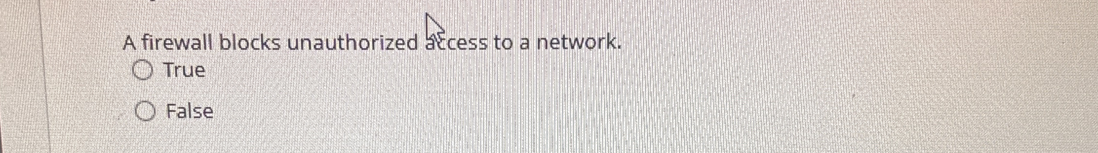 Solved A firewall blocks unauthorized akcess to a | Chegg.com