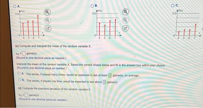 Solved The following data represent the number of games | Chegg.com