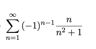 Solved Determine whether each of the following series | Chegg.com