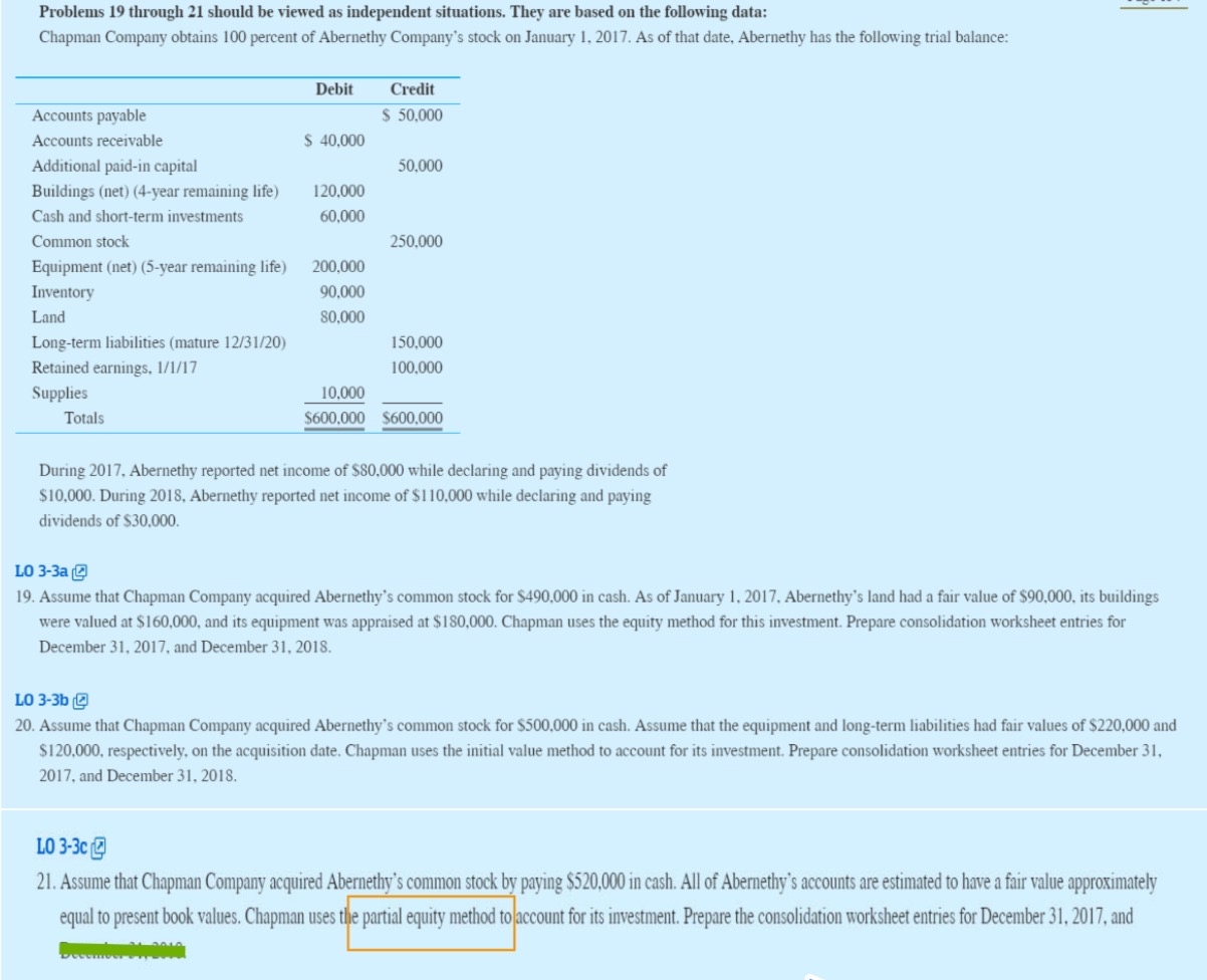 Solved Do only problem number 21 .Problems 19 ﻿through 21 | Chegg.com