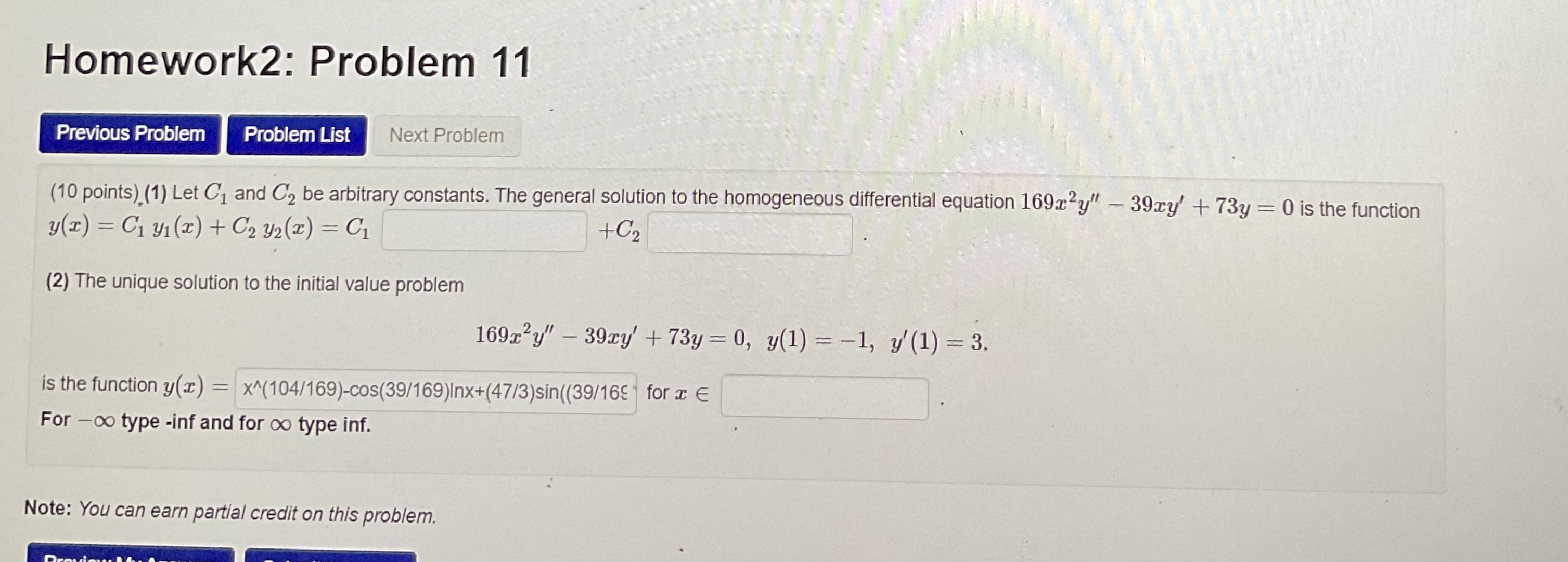 Solved Homework2: Problem 11(10 ﻿points),(1) ﻿Let C1 ﻿and C2 | Chegg.com